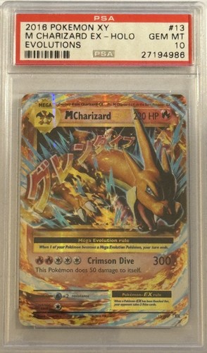 CHARIZARD Holo Mega M PSA 10 Gem Mint! POKEMON XY Evolutions * | eBay