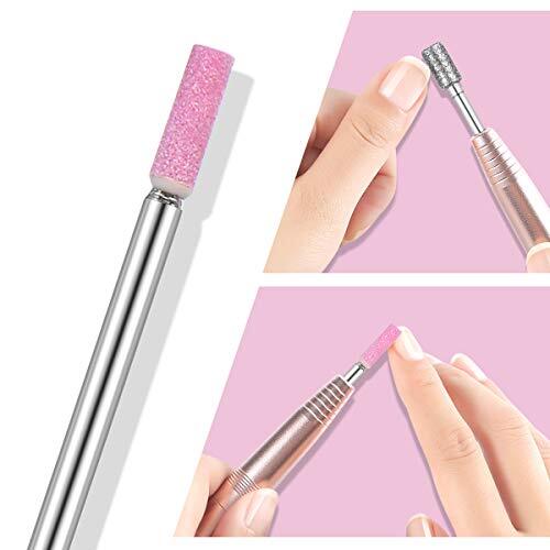 9 Pcs Nail Drill Bits Set Rotary Pedicure Manicure Tools Nail Art Kit ...