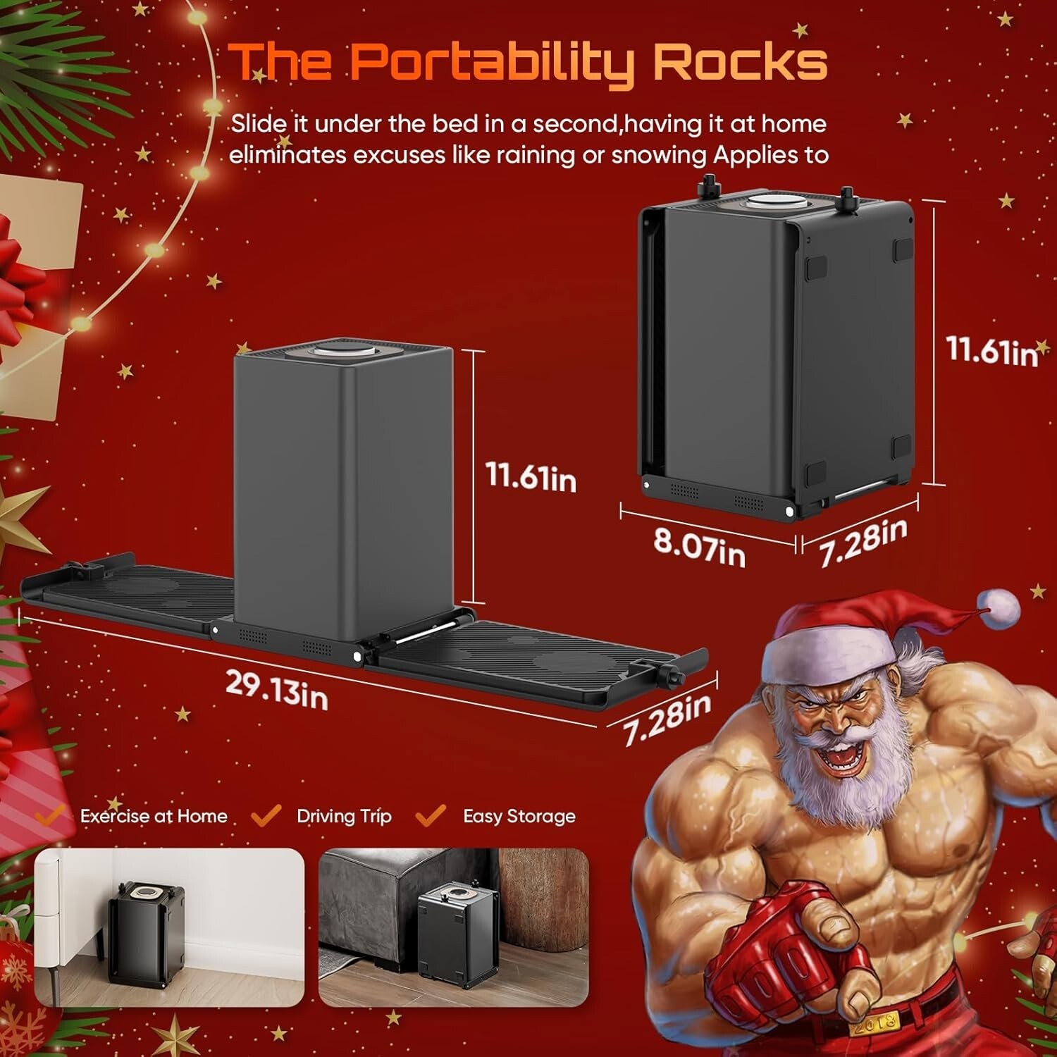 SR3 Smart Home Gym Equipment,All in One Foldable Portable Fitness Christmas Gift | eBay