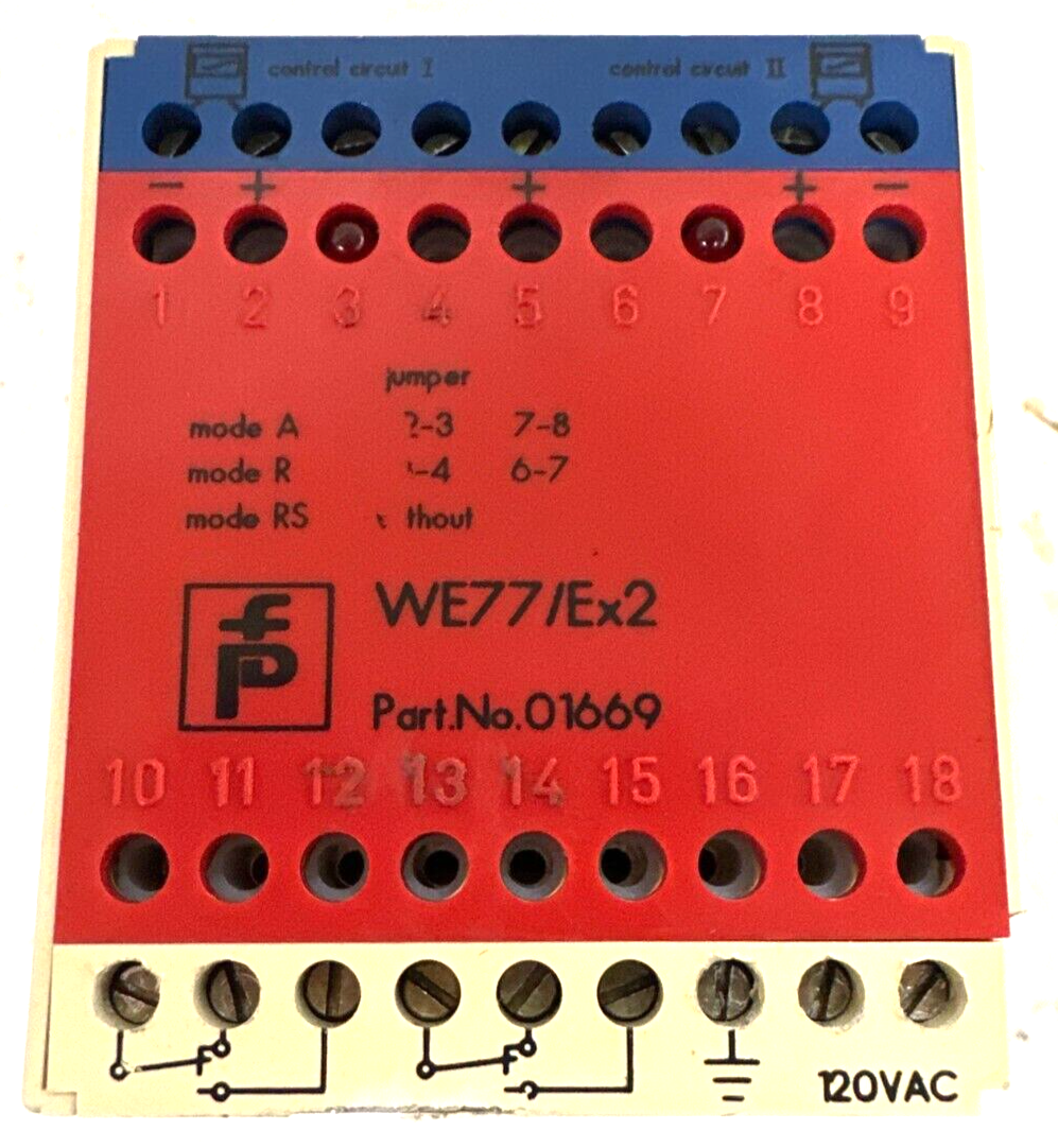 PEPPERL + FUCHS CONTROL CIRCUIT 01669 250 V 4A 500 VA | eBay
