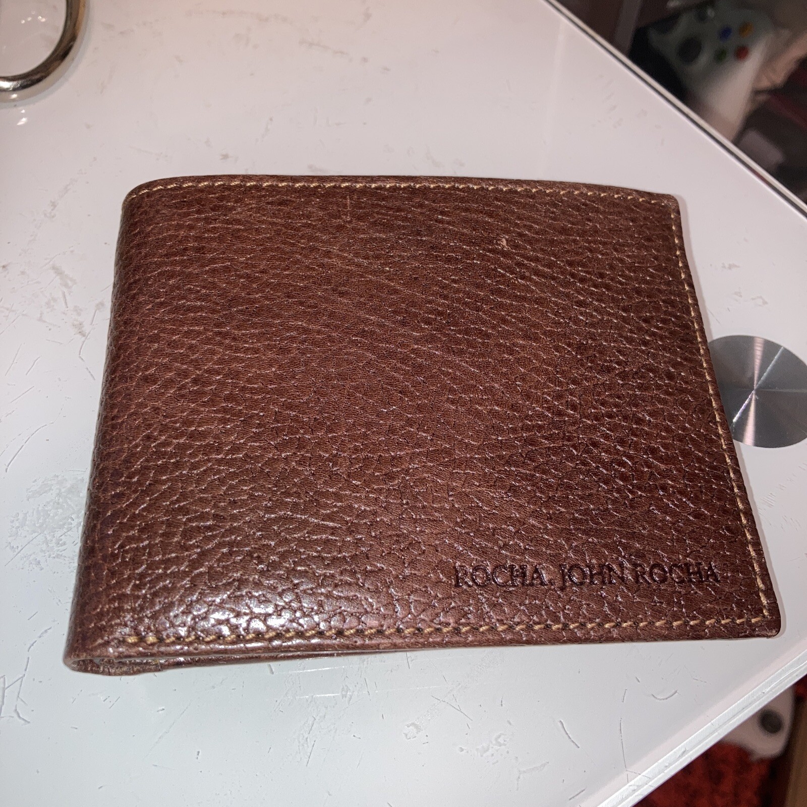 Nice Rocha. by John Rocha Men's Brown Leather Wallet - Gem