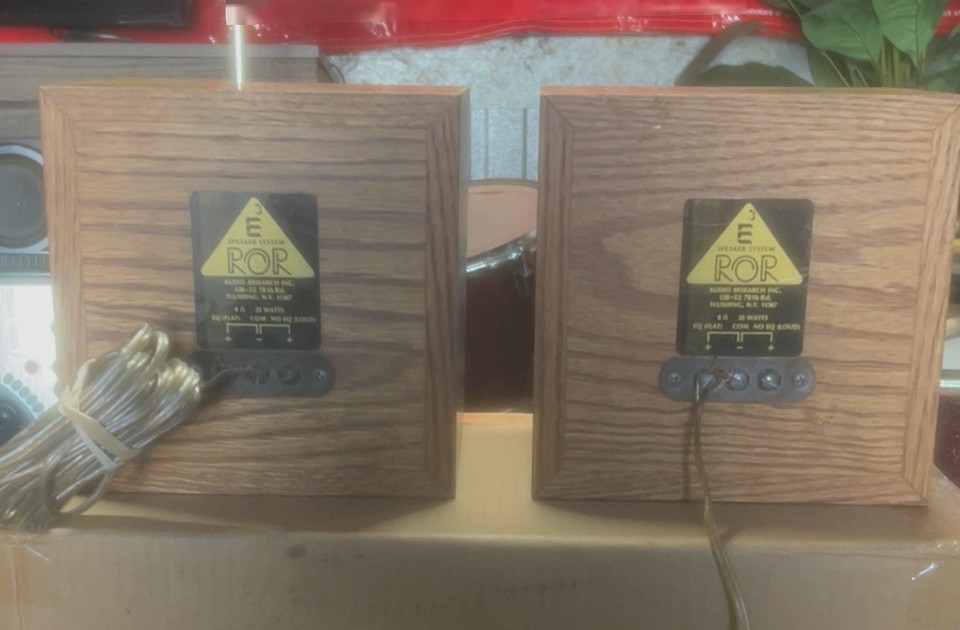 Vintage Audio Research ROR E 3 Studio Monitors | eBay