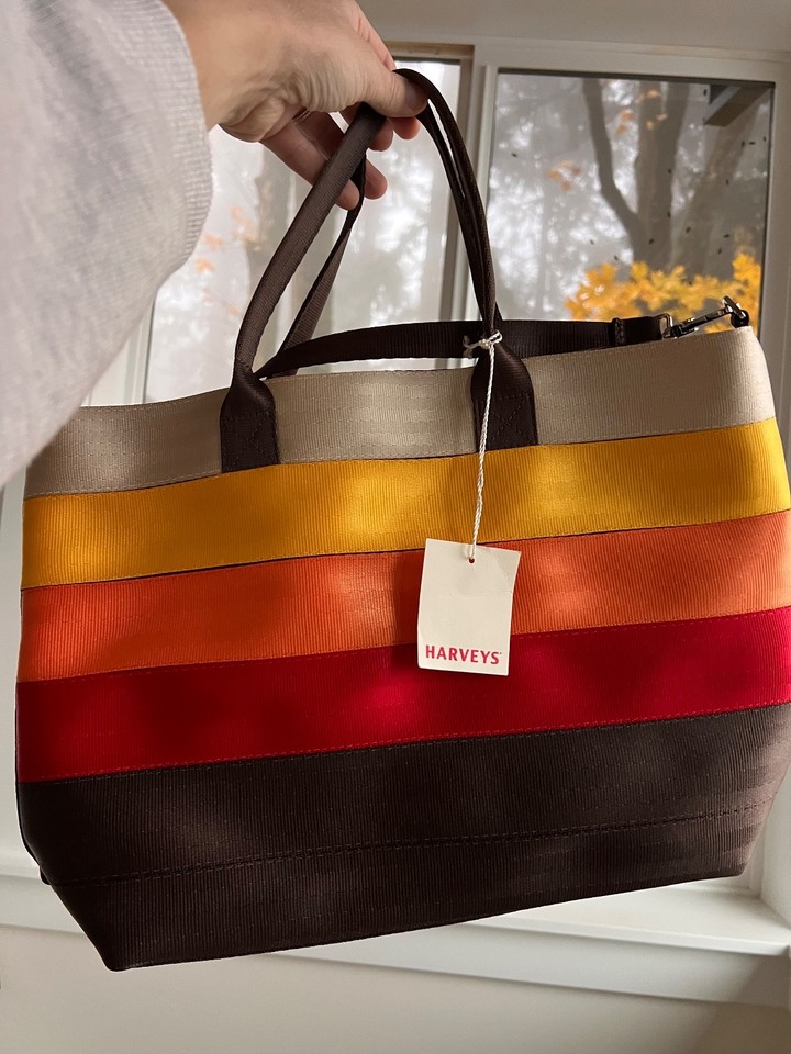Harveys Seatbelt Bags - Medium Streamline Tote - Color: Sunset | eBay