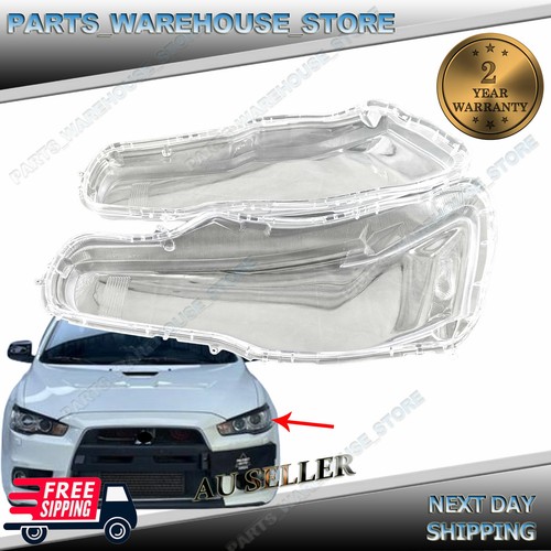 Suits Mitsubishi Lancer EX 2008-2016 Headlight Lens Cover Replacements ...