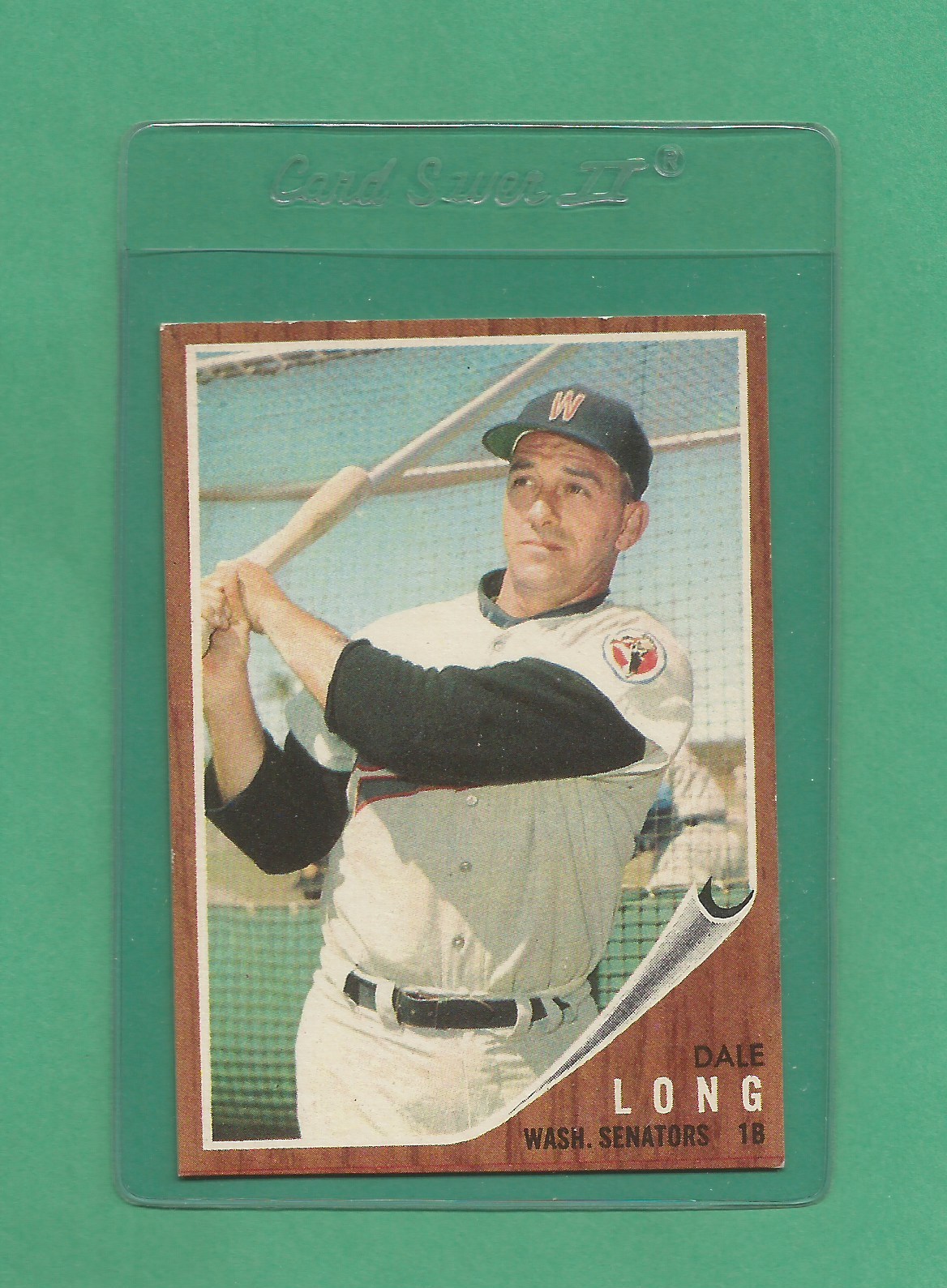 1962 Topps Washington Senators Dale Long # 228 NM-MT Tough Card !!! | eBay