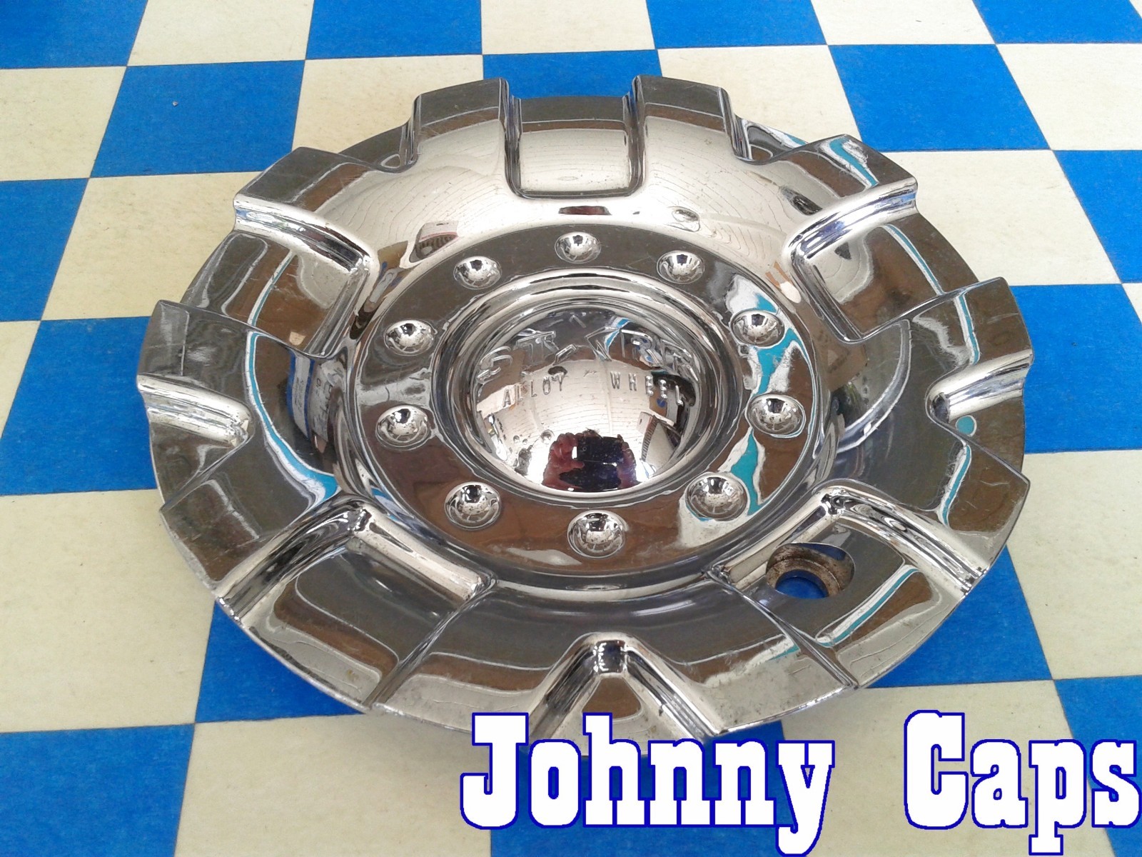 STARR Wheels [51] CHROME Center Caps # CAP959L165 Custom Wheel Center ...