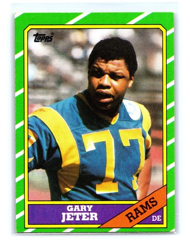 1986 Topps Football #87 Gary Jeter Los Angeles Rams | eBay