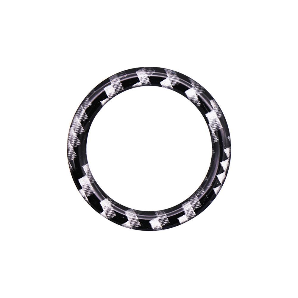 Start Stop Button Ring Trim for 1/3/5 Series E87 E90 (Black+Silver) | eBay