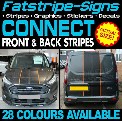 to fit FORD TRANSIT CONNECT ST STRIPES GRAPHICS STICKERS M SPORT DAY ...