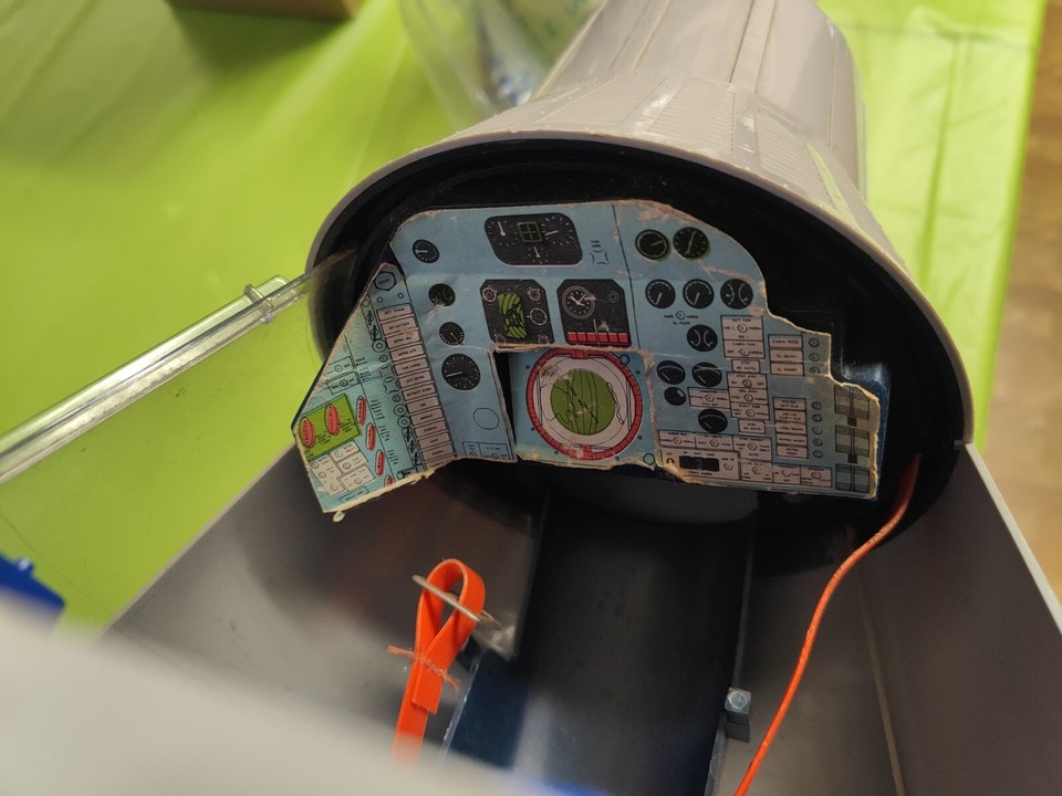 GI JOE SPACE CAPSULE VINTAGE 1966 HASBRO MOON MISSION USA NASA ...