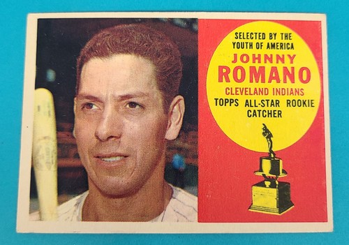 1960 Topps #323 Johnny Romano Cleveland Indians BASEBALL Card Y3 | eBay