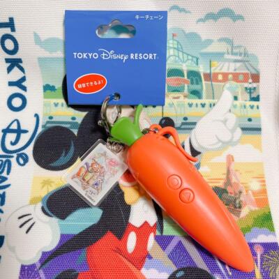 Tokyo Disney Resort Carrot Key Chain Voice Recorder Zootopia limited ...
