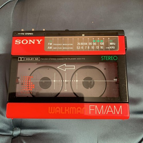 Vintage 1984 Sony Walkman WM-F 15 Portable Player Unconfirmed Operation ...