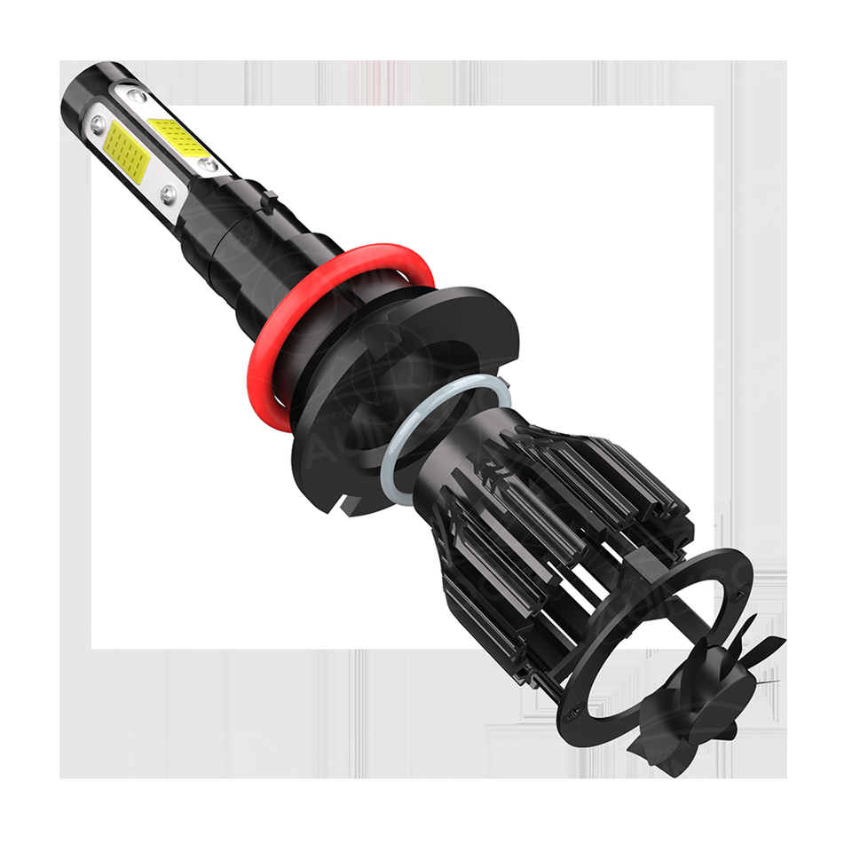 2x 9004 HB1 LED Headlight Bulbs High Low Beam Kit Super Bright ...