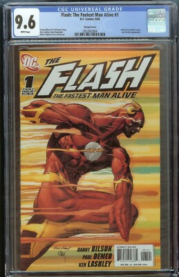 The Flash: the Fastest Man Alive #1 CGC 9.6 White Pages Andy & Joe ...