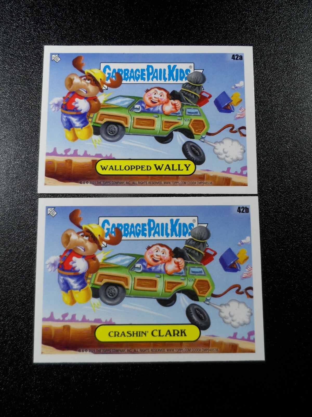 Vacation Chevy Chase Marty Moose Wally World Spoof Garbage Pail Kids 2 ...