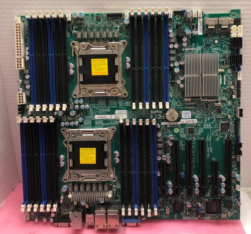 Supermicro X9DR3-LN4F+ EE-ATX Dual Socket LGA 2011/Socket R Server ...