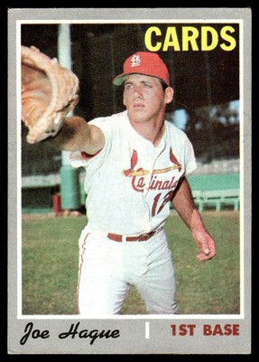 1970 Topps Card Baseball Joe Hague St. Louis Cardinals #362 EX-MT | eBay