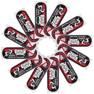 20pcs Do Not Touch Sign Sticker: Do Not Touch My Car Decals Warning ...