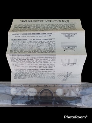 12" Standard Roll N Ruler Rolling Ruler with Instructions SAN | eBay