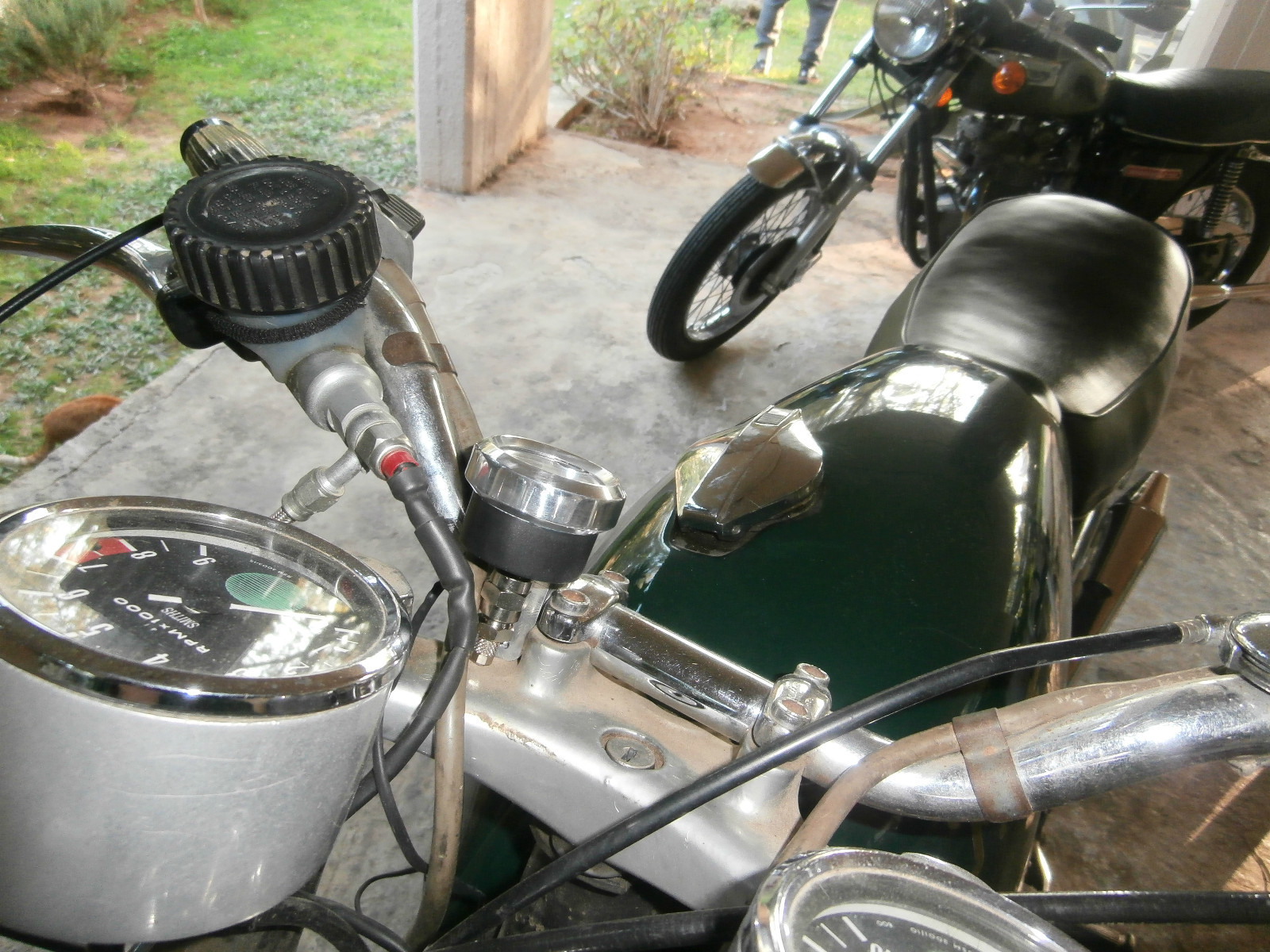 Norton Commando Oil Pressure Gauge Kit Illuminated | Vintage Part