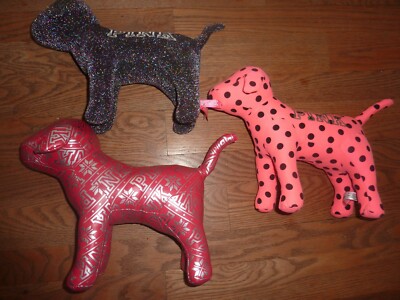 VICTORIAS SECRET PINK LARGE RARE LIMITED ED DISPLAY DOGS 13" CHOICE | eBay
