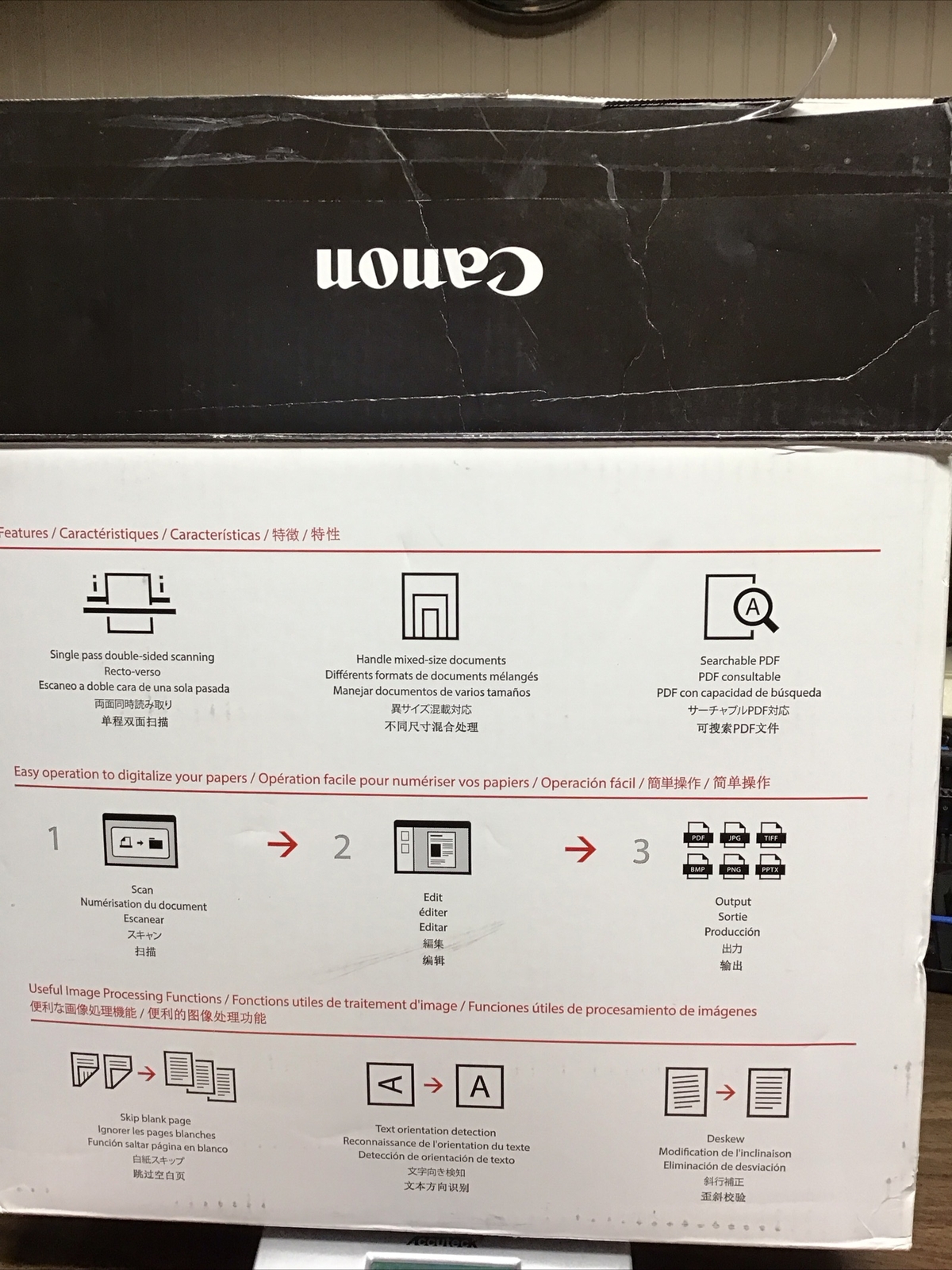 Canon imageFORMULA R40 Office Document Scanner 13803328530 | eBay