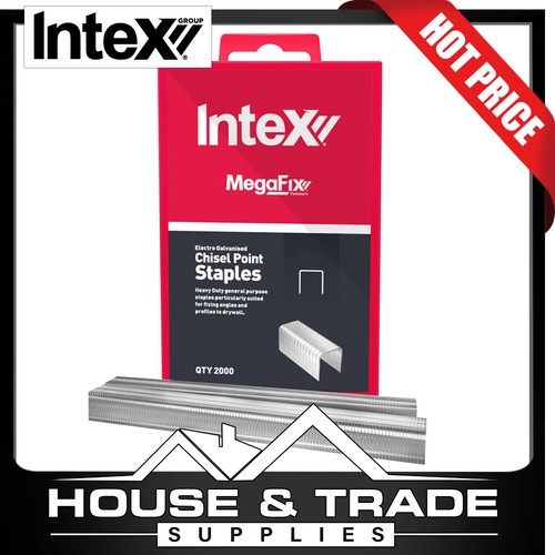 Intex MegaFix Staples 10mm Pack of 2000 Chisel Point General Purpose ...