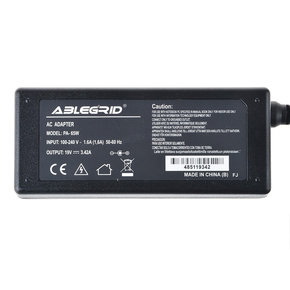 AC Adapter Charger For Gateway MS2300 P4L50 P5WS0 P5WS5 P5WS6 P7YH0 ...