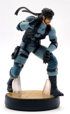 SNAKE NINTENDO AMIIBO FIGURE SUPER SMASH BROS METAL GEAR | eBay