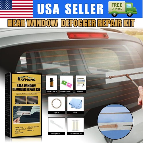 Car Rear Window Defogger Repair Kit Scratched Broken Defroster Heater ...