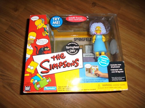 The Simpsons "SPRINGFIELD DMV" Figure Set Playmates 2002 | eBay
