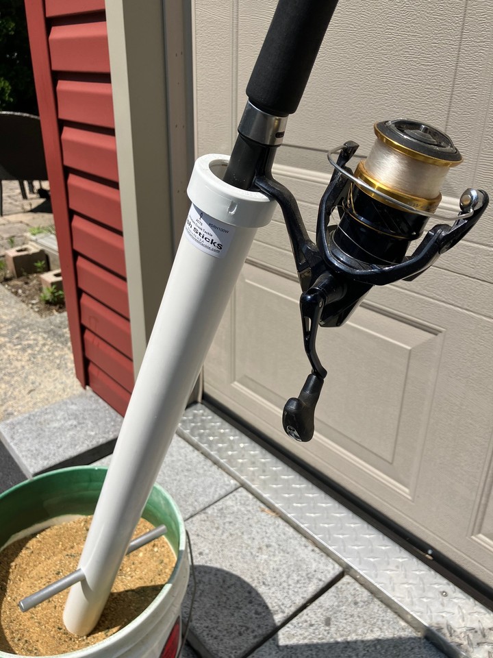 Fish Sticks Max - Beach/Shore Fishing Rod Holder | eBay