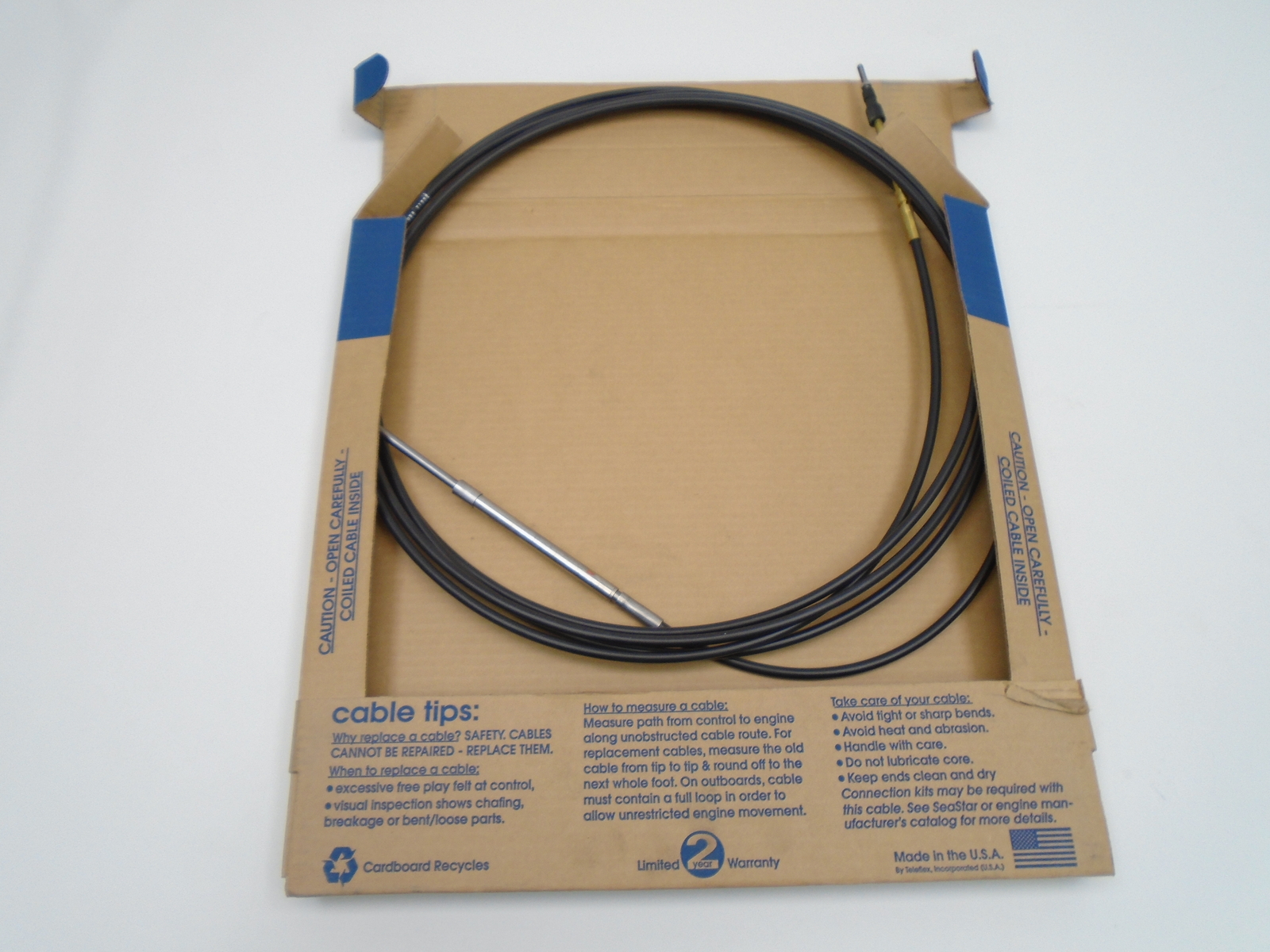 TELEFLEX CC21320 JET BOAT SHIFT AND THROTTLE CABLE 20' FEET MARINE BOAT ...