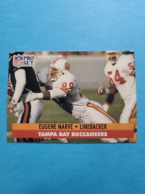 EUGENE MARVE 1991 PRO SET FOOTBALL CARD # 312 E9730 | eBay