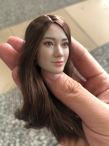 1/6 Female Head Sculpt Asian sexy Girl für 12" PH TBLeague Action ...