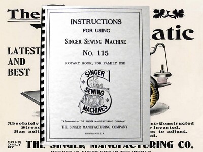 Singer Sewing Machine No. 115 Instruction Manual "1915" (32 Page) | eBay