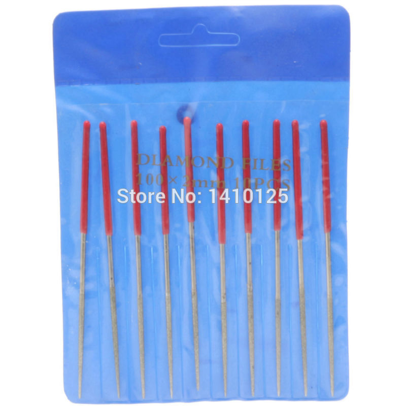10Pcs 4" inch Round 100 MM x2 MM Diamond Coated Needle Saw Files Filing ...