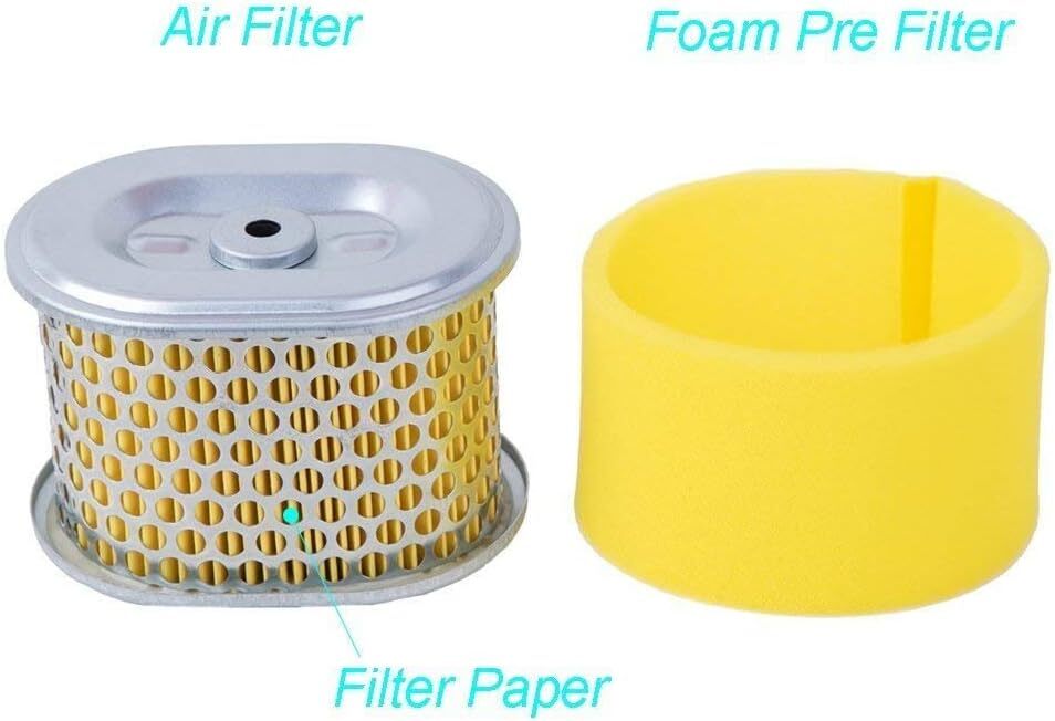 2 PACK Air Filter Cleaner Element 5.5HP & 6.5HP Fits Honda GX160 GX200 ...
