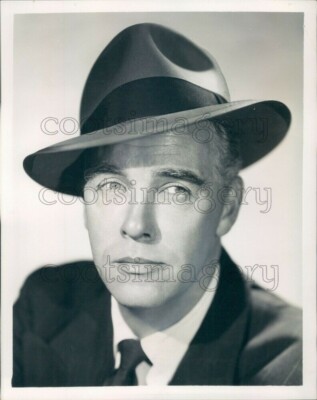 1955 Press Photo Handsome Actor Warner Anderson 1950s | eBay