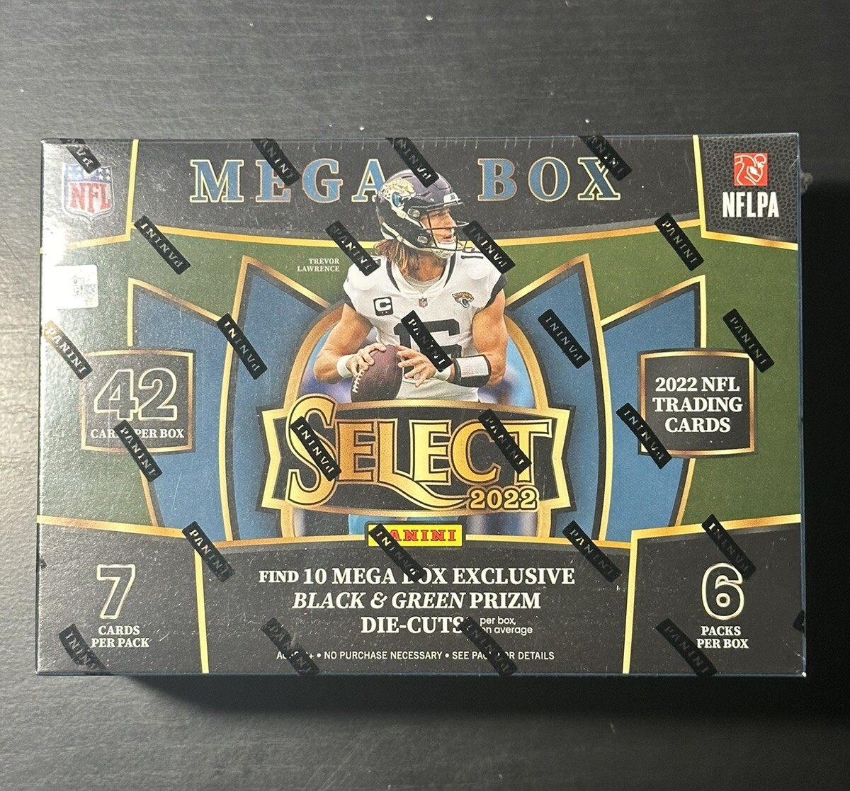 2022 Panini Select Football NFL Mega Box Target Black & Green Prizms ...