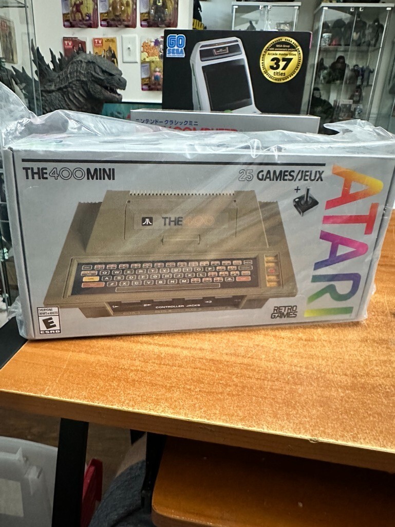 The 400 Mini 2024 Atari Retro 400 Mini Computer Console With 25 Built ...