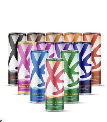 Energy Drink, XS Energy Drink Variety 12 oz Cans, Pack of 12 | eBay