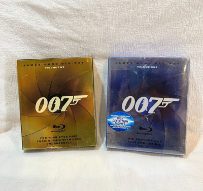 James Bond 007 Blu-ray Vol. 1 & 2 Boxsets Connery, Moore, Brosnan | eBay