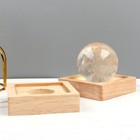 Wood Light Base Rechargeable Wooden LED Light Display Stand Lamp Holder ...