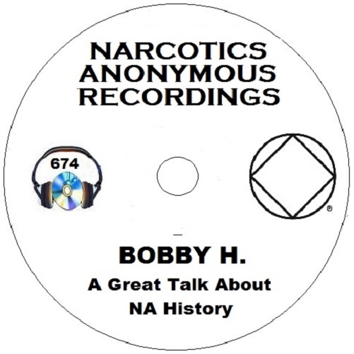 Narcotics Anonymous NA 12 Step Speaker CD - Bobby H. History of NA ...