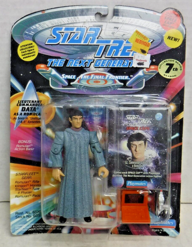 LT. CMDR Data As A Romulan Star Trek TNG Playmates 1994 Figure ...
