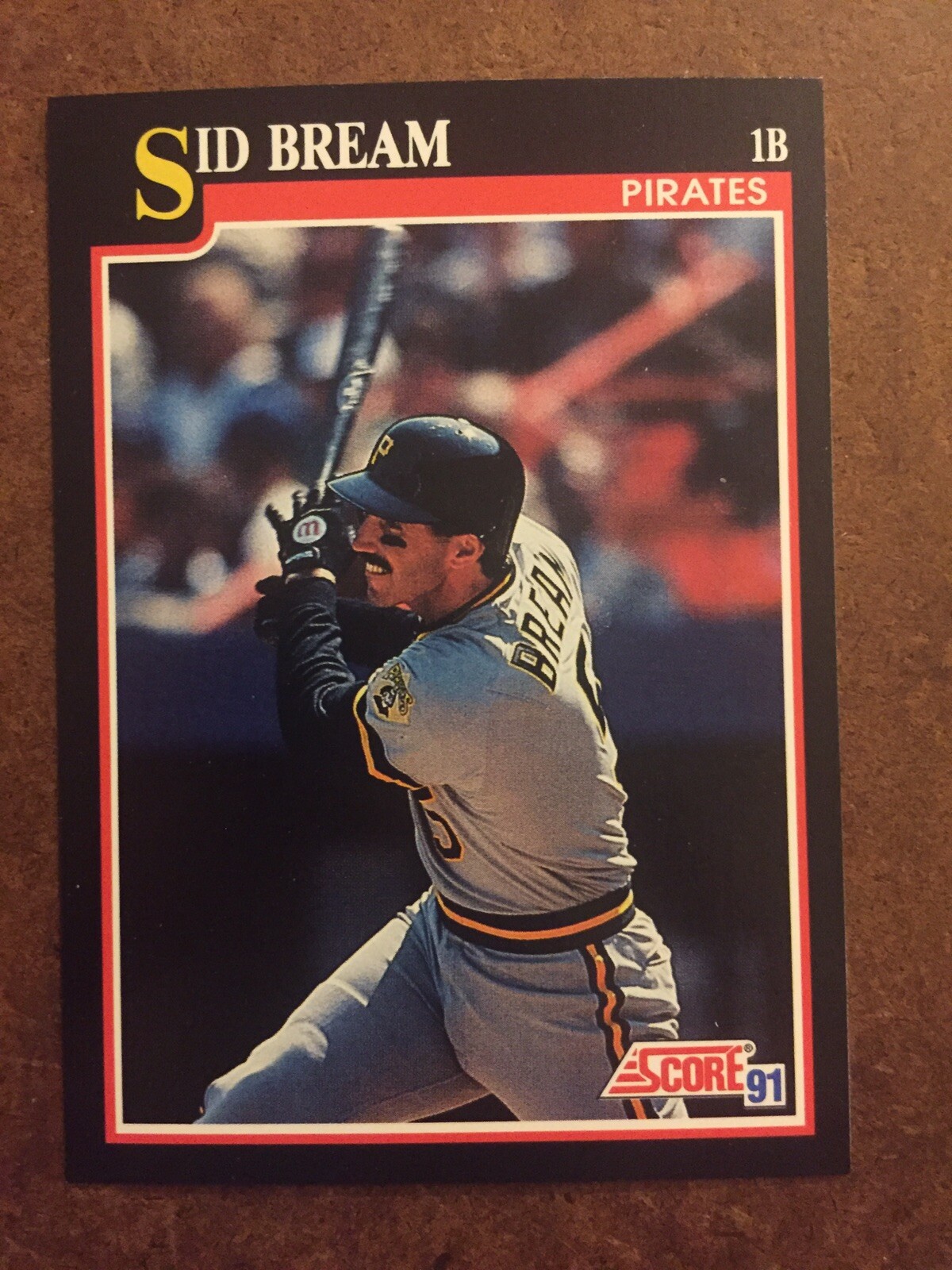 Sid Bream 304 Score 1991 MLB Baseball Trading Card | eBay