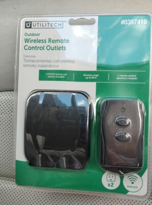 NEW Outdoor Wireless Remote Control Outlet Lighting & Decor UTILITECH ...