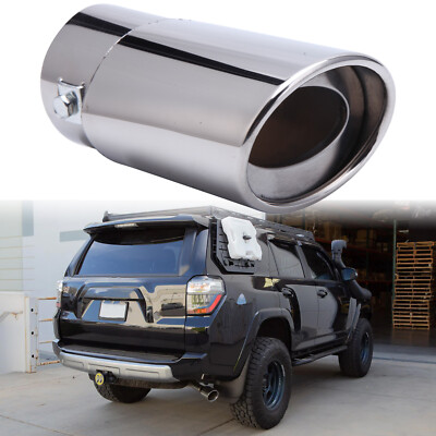 Car Exhaust Pipe Tip Rear Tail Throat Muffler Stainless Steel For ...